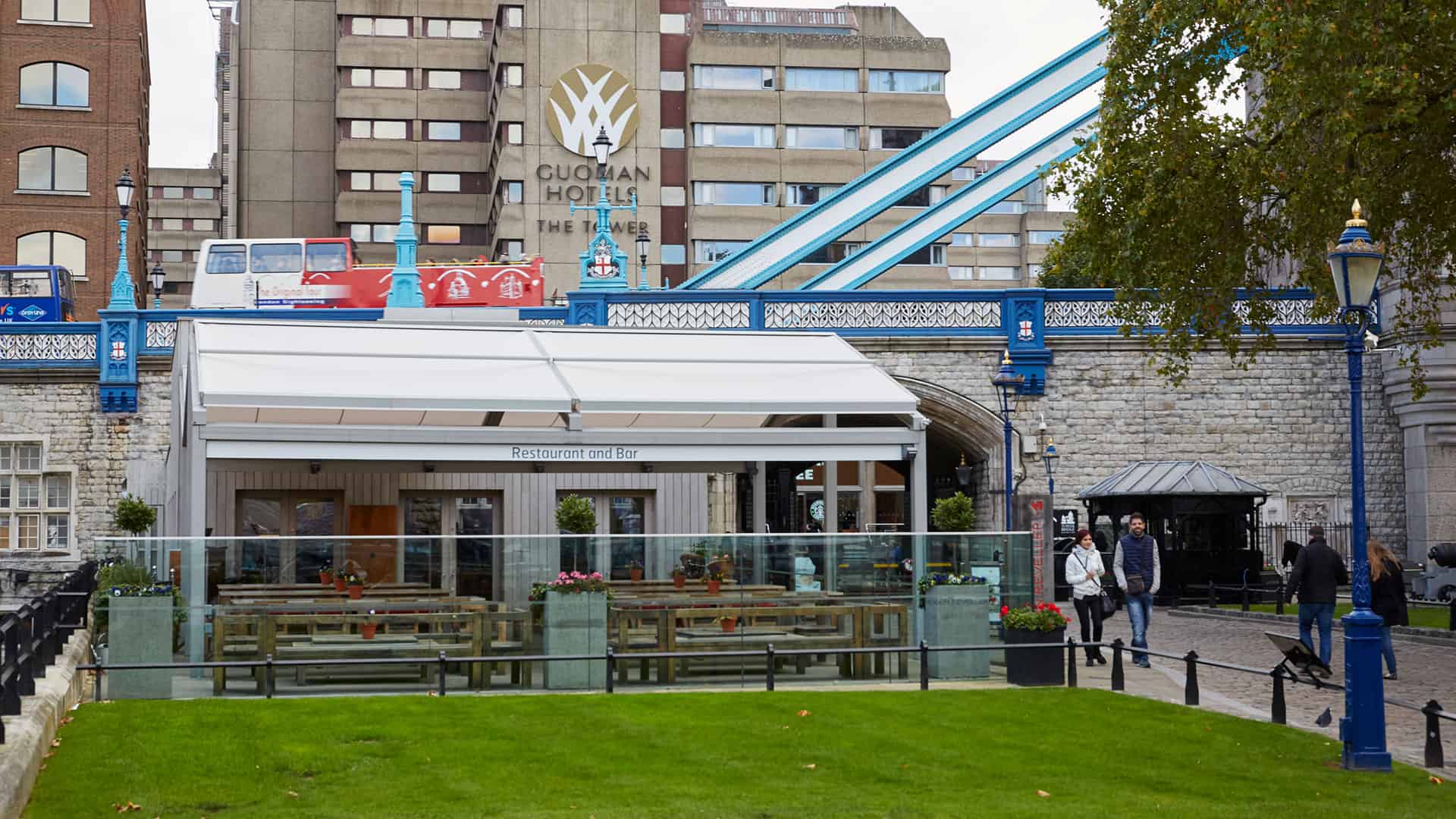 Solar Shading for the Traitors Gate Restaurant & Bar | BAB Projects